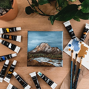 Ohuhu Oil Paint Set, 36 Oil-Based Colors, 12ml/0.42oz x 36 Tubes Non-Toxic Oil Painting Set Supplies for Canvas Painting Artist Kids Beginner Adult Classroom Student Art Supplies Gift DIY