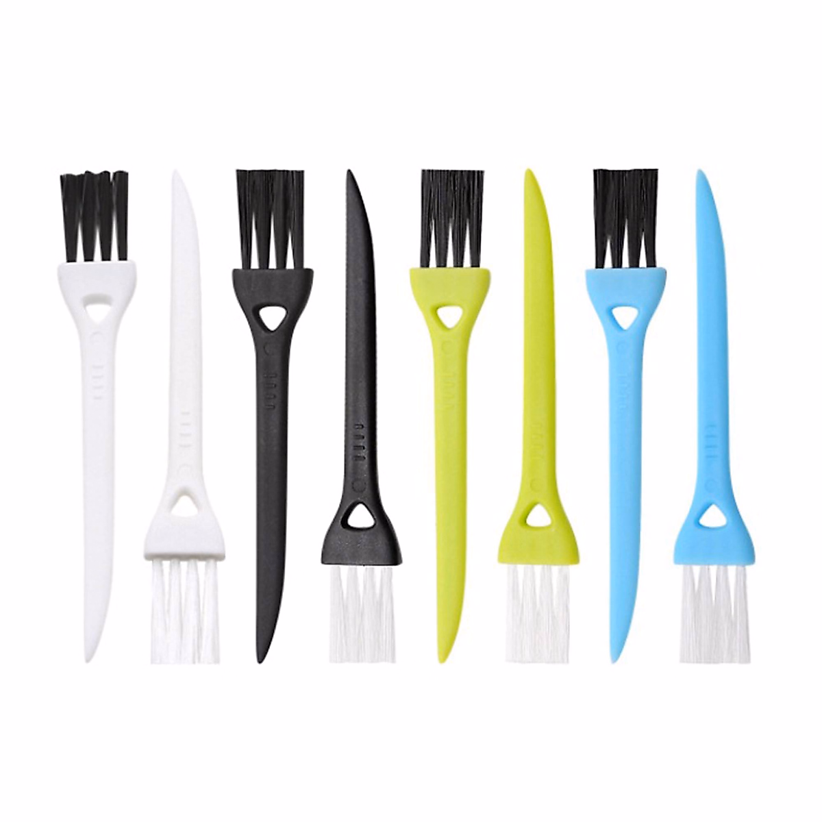 MYUBWTF 8 Pack Electric Shaver Cleaner, Mini Nylon Bristles Electric Razor Duster Cleaner Brush, Multi-Colored Clipper Brush Cleaner