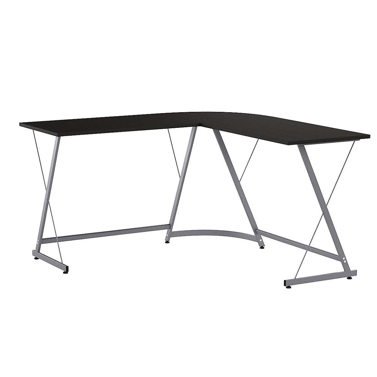 SHW L-Shaped Computer Gaming Desk, Espresso