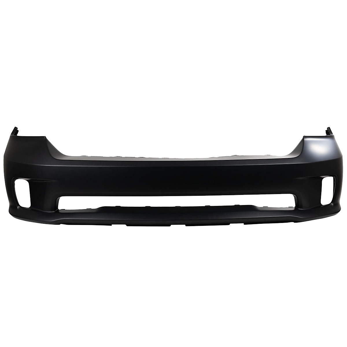 Evan Fischer Front Bumper Cover Compatible With 2013-2018 Ram 1500, Fits 2019-2023 1500 Classic, Primed For Models With One Piece Bumper Type, Ram Logo on Grille, With Fog Light Holes