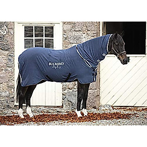 Horseware Ireland Rambo Dry Rug Navy/Silver L