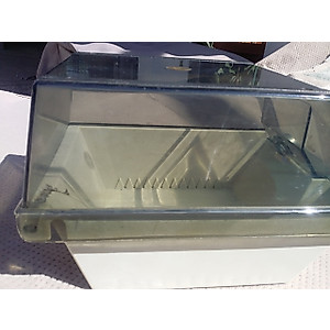 Vintage 1980s Floppy Disk 5 1/4 5.25 Storage Case Data-Case Hinged Plastic Holder (Tinted/Beige)