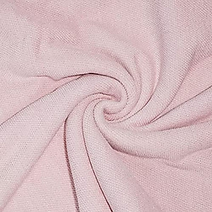 Oversized Chenille Sherpa Blanket, Warm Cozy Sherpa Blanket Soft Fluffy Blanket for Couch Bed Sofa, Pink, 60x80 inches, All Season