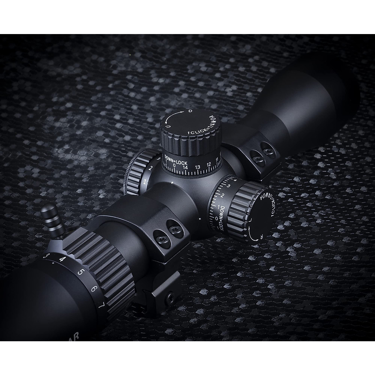 Viiko Long Eye Relief Scope 1.5-7x42 Half Mildot Illuminated Reticle 7.8’ Eye Relief Fits Mosin 1891/30 M39 M44 Huge Eye Box Switch Viewer