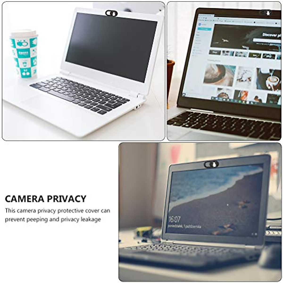 OSALADI Laptop Camera Cover Slide 6Pcs Laptop Camera Cover Slide Penguin Webcam Cover Camera Slide Blocker for PC Computer Smartphone Tablet Webcam Cover