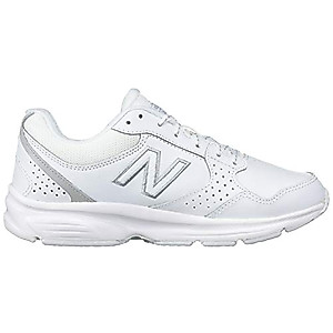 New Balance Women's 411 V1 Walking Shoe, White/White, 9.5