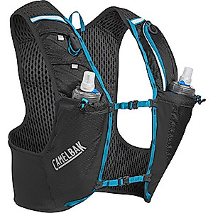CamelBak Ultra Pro Hydration Vest, Black/Atomic Blue, Small