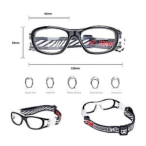 ''N/A'' SooGree kids Basketball Soccer Football Sports Training Glasses Protective Eyewear Goggles Anti Fog Lens for Boys Girls Youth Safety Glasses Age 7-12