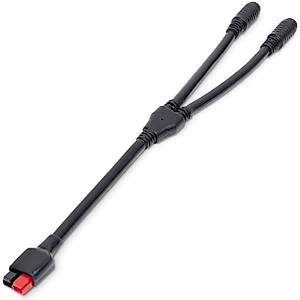 GoSports Outdoors Backcountry 2-to-1 Solar Dongle Y Adapter, Use to Recharge Power Station with 2 Solar Panels at Once