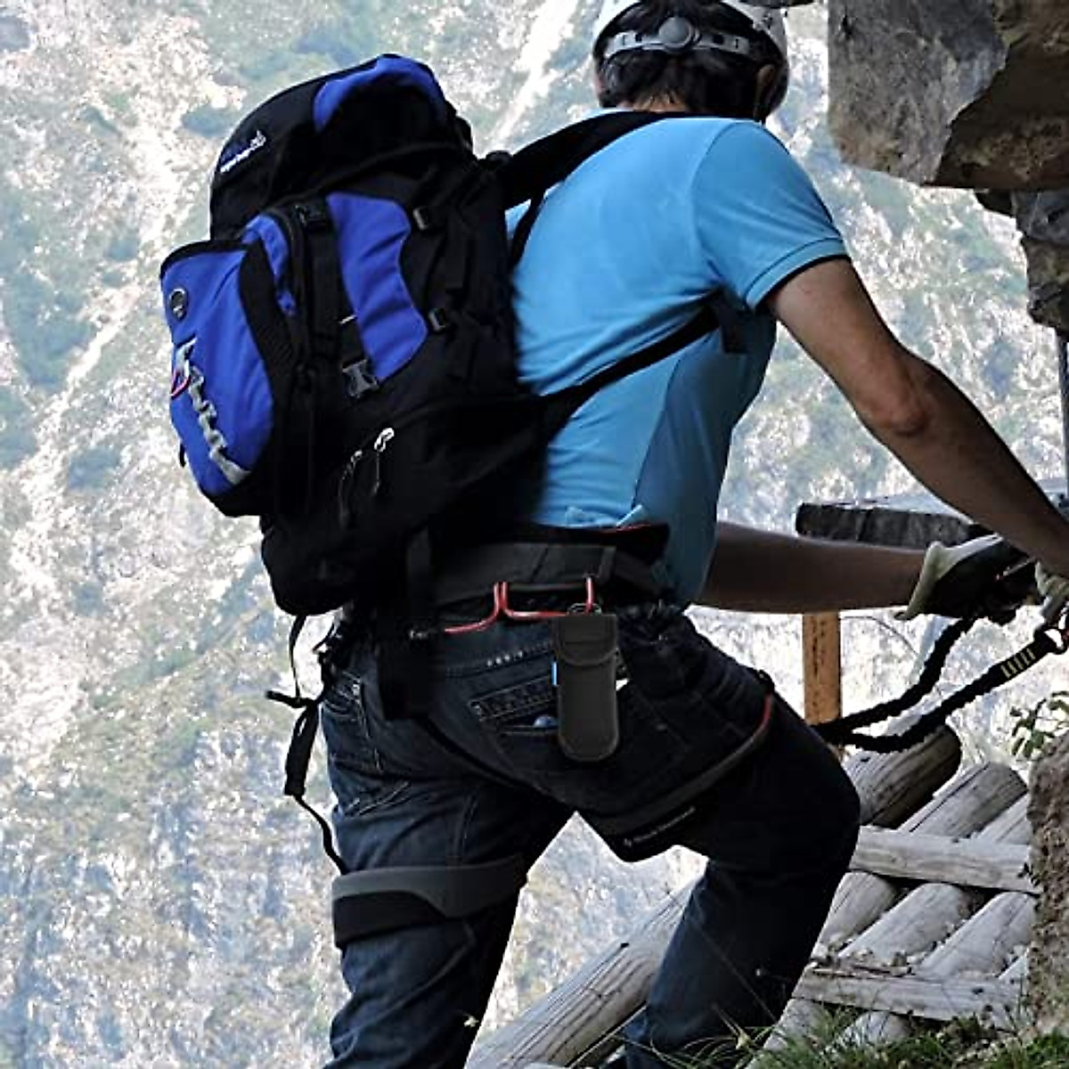 Xxerciz 4inch Pocket Knife Case EDC Multitool Sheath Utility Knife Holster with Carabiner for Smith and Wesson Pocket Knife