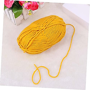 COHEALI Fuzzy Yarn Fuzzy Yarn Green Yellow Blue Soft Yarn for Knitting Doll Roving Textured Yarn Milk Cotton Cotton Ball Super Bulky Yarn Chunky Yarn Yarn Cotton Line Yarn for Crocheting