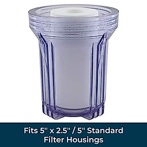 SpiroPure SP-P5-478 5x2.5 5 Micron Spun Melt-Blown Polypropylene Sediment Water Filter Cartridge SDC-25-0505 P5-478 155030-43 (Case of 24)