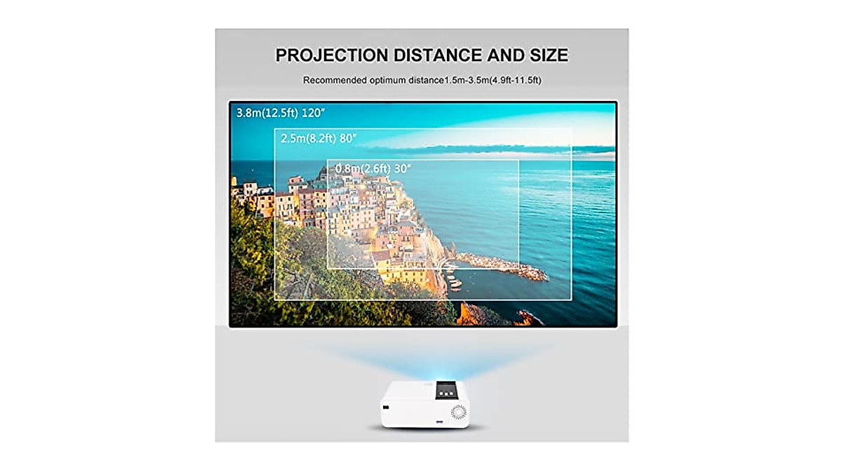 Portable HD Mini Projector TD90 - Home Cinema & Gaming