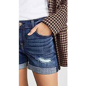7 For All Mankind Women's Denim Shorts, Roll Up-Broken Twill Vanity, 30