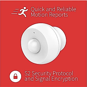 Zooz Z-Wave Plus S2 Motion Sensor ZSE18 with Magnetic Mount, Works with Vera and SmartThings