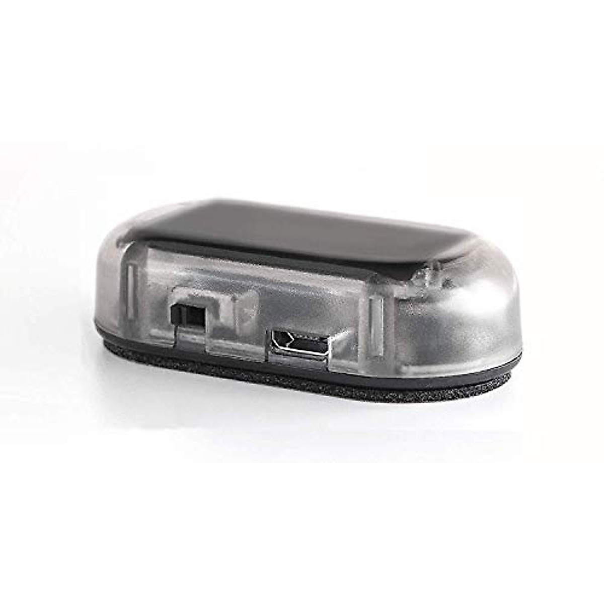 PerfecTech Car Solar Power Simulated Dummy Alarm Warning Anti-Theft LED Flashing Security Light with New USB Port（Red）