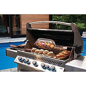 Napoleon 64000 Rotisserie Basket Grill Accessory, Stainless Steel