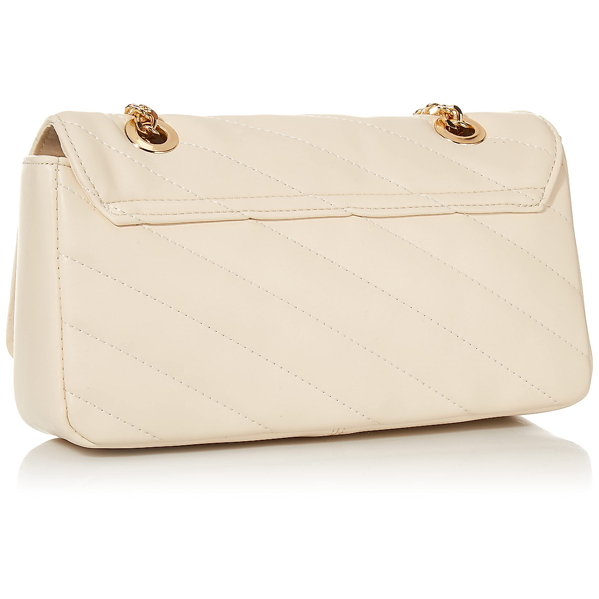 The Drop Women's Koko Chain Strap Flap Bag, Bone, One Size