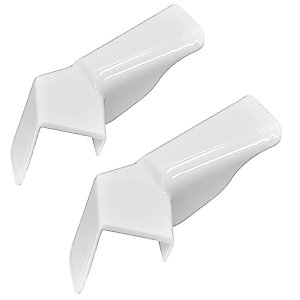 Rain Gutter Spout, RV Gutter Spouts, 𝑼𝒏𝒊𝒗𝒆𝒓𝒔𝒂𝒍 𝑺𝒊𝒛𝒆 to Protect The top of The RV in Rainy Days, Directs Rainwater Away from The Sides of Your RV, Left and Right Side, 2 Left & 2 Right）