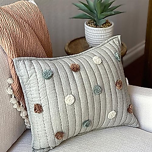Crane Baby Decorative Quilted Pillow, Rainbow