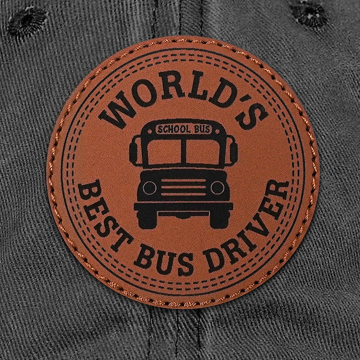 Bus Driver Appreciation Gifts Worlds Best Bus Driver Gifts for Women Men School Bus Driver Cute Trucker Hat Black
