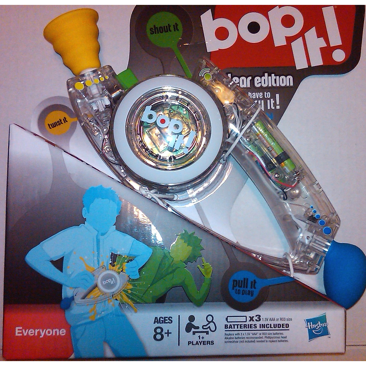 Hasbro Bop It - Clear Edition - Exclusive
