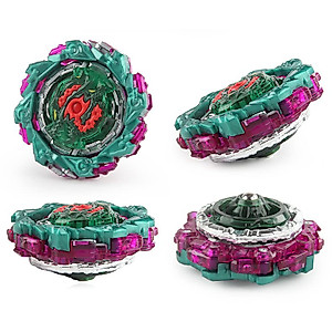 ASVEXKW Bey Battling Tops Box Set for Kids, Burst Gyro Blade Toys 10 Spinning Tops + 2 Two-Way Launcher with Portable Box, Gift for Kids Children Boys