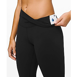 Lululemon Align II Stretchy Yoga Pants - High-Waisted Design, 25 Inch Inseam, Black, Size 8