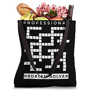 Professional problem solver funny Crossword puzzle Tote Bag