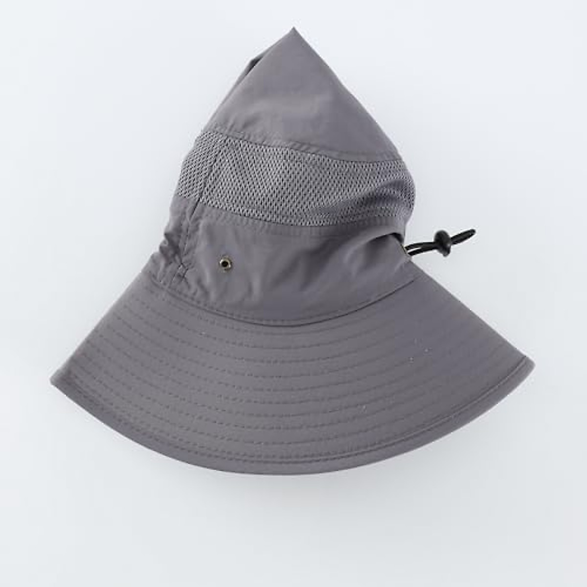 Home Prefer UPF 50+ Men's Sun Hat Wide Brim Bucket Hat UV Sun Protection Hat for Mens Fishing Hat Womens Beach Safari Hat for Garden Golf (Dark Gray)