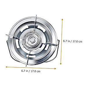 INOOMP Liquefied Gas Burner Single Burner Propane Stove Camping Stove Burner Camp Stove Mini Wood Portable Gas Stove Small Gas Stove Portable Travel Butane Stove Middle East Zinc Alloy