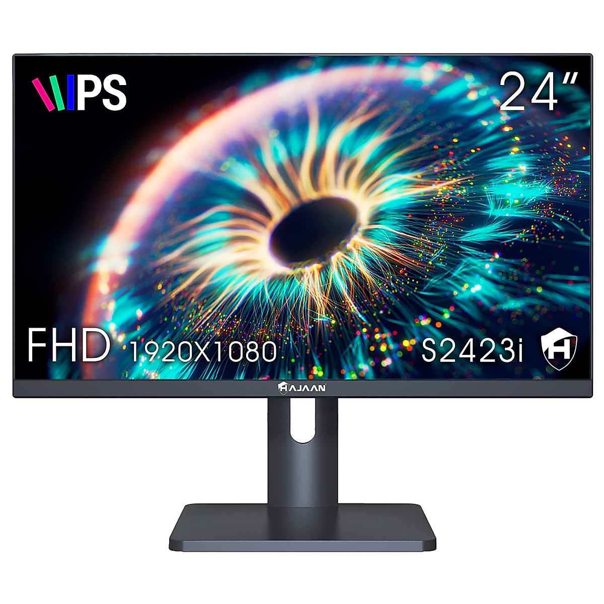 HAJAAN 24” Inch Full HD (1920 x 1080) IPS Desktop Monitor, 75 Hz Refresh Rate, Adjustable Tilt, Wall Mountable HDMI & VGA Ports | Monitor for PC, Ideal for Home & Business (S2423i)