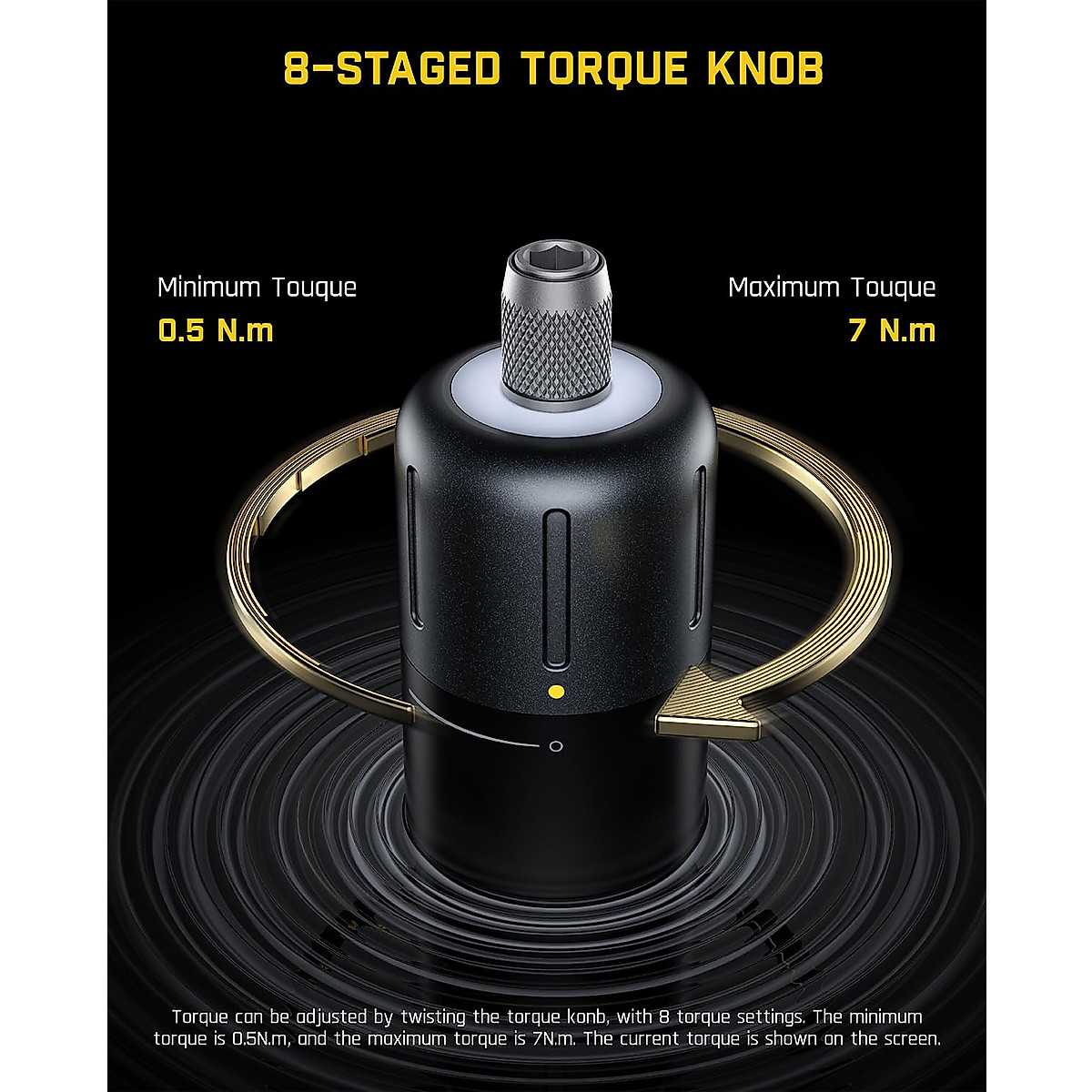 Fanttik Fold S1 APEX 3.7V Cordless Screwdriver, Electric Screwdriver, Screen Interaction, Pivot Handle, High/Low RPM Options, Max 7N.m, 1/4''Hex, Ideas DIY Tool - Deluxe Edition