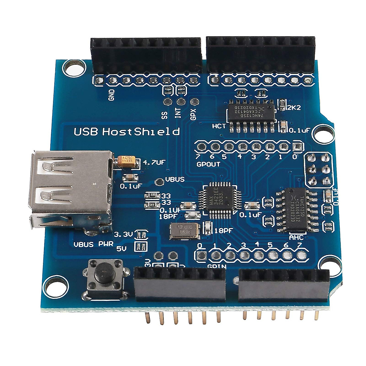 USB Host Shield Compatible for Arduino MEGA 2560 1280 Support Google Android ADK & USB HUB Function