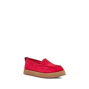 UGG Women's Super MOC Slipper, Samba RED, 5