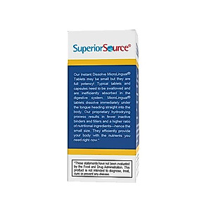 Superior Source Selenium Nutritional Supplements, 200 mcg, 60 Count