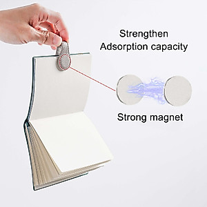 Magnetic Leather Bookmark, Initial Bookmarks, Personalized Letter Monogram Leather Bookmark, Cute Custom Name Bookmark, Gift for Book Lover, Teacher Reader Gift Book Accessories (Set-C)