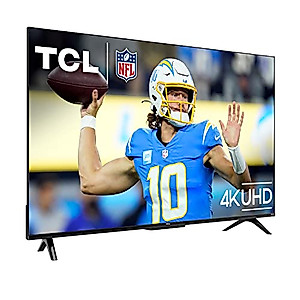 TCL 43-Inch Class S4 4K LED Smart TV with Roku TV (43S450R, 2023 Model), Dolby Vision, HDR, Dolby Atmos, Works with Alexa, Google Assistant and Apple HomeKit Compatibility, Streaming UHD Television