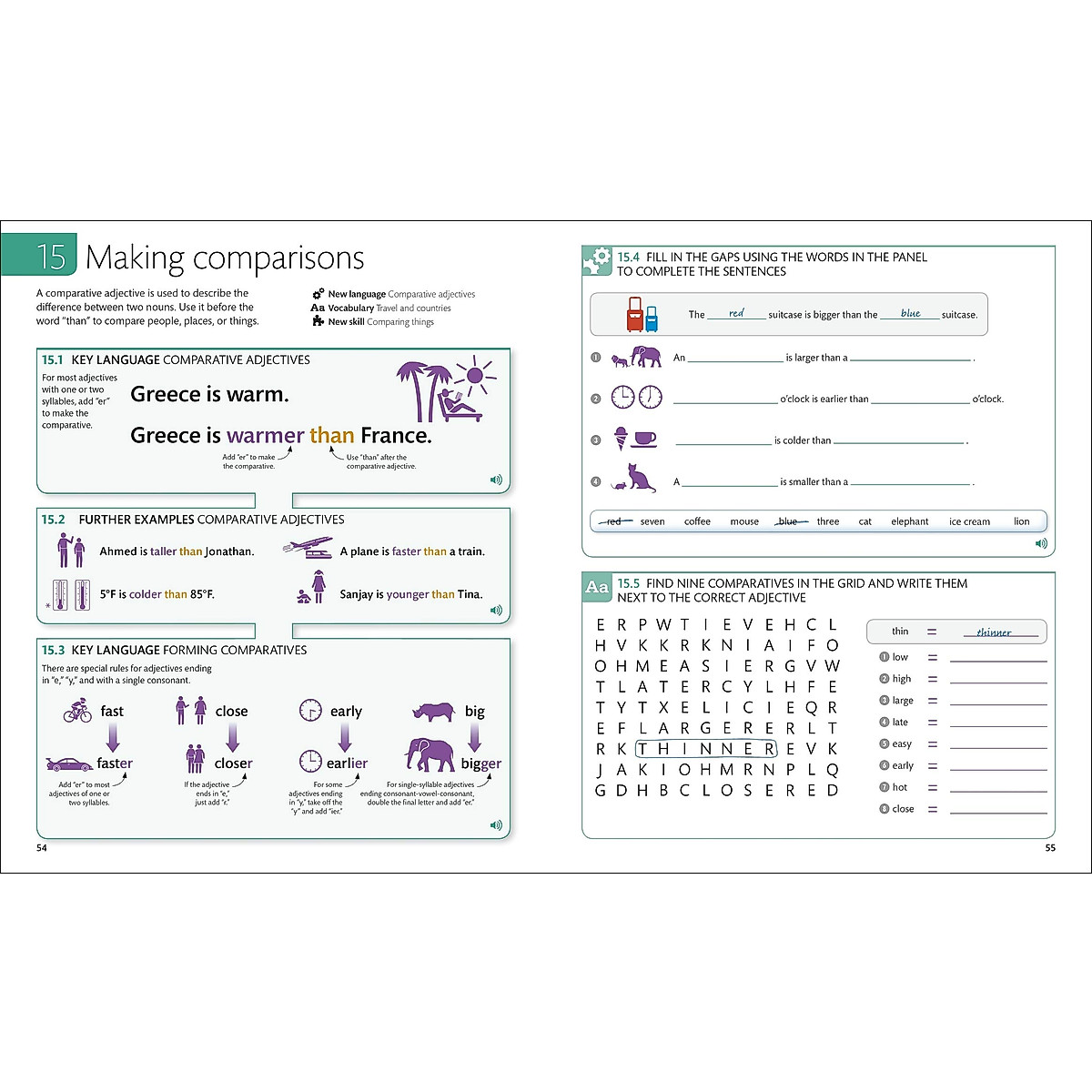 English for Everyone: Level 1 Practice Book - Beginner English: ESL Workbook, Interactive English Learning for Adults