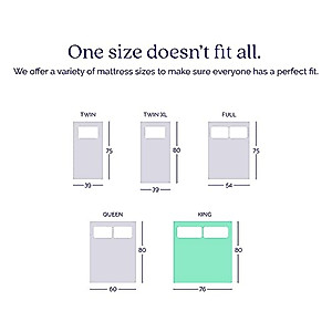 Signature Sleep Italian Made Vitality 13" Independently Encased Coil with Charcoal Infused Memory Foam Hybrid Mattress, King Size