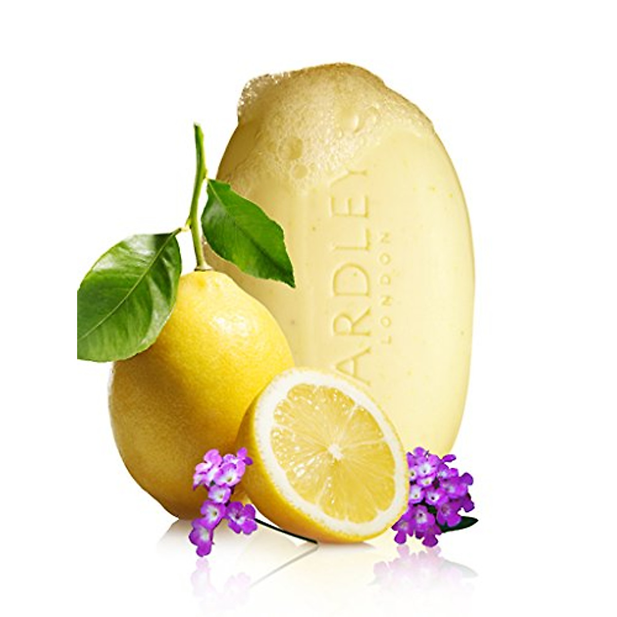 Yardley London Lemon Verbena With Shea Butter & Pure Citrus Oil Moisturizing Bar 4.25 ozr (Pack of 2)