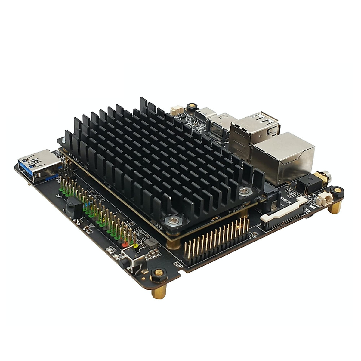 ROCK PI N10 RADXA N10 Designed for AI apps and solutions based on Rockchip RK3399pro (with Acrylic shell, 8GB Ram+64GB EMMc)