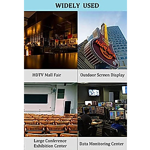 HDMI Extender Over Cat5e/6, RJ45 Ethernet Splitter to HDMI 2 Ports Network Adapter 2 Pack, Support 1080p UP to 30m/98ft Video and Audio for HDTV HDPC PS4 STB