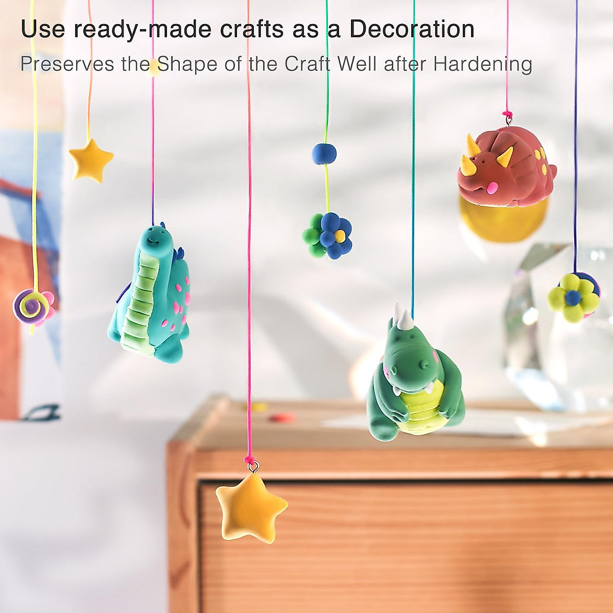 FlyFlag Air Dry Clay Kit - 50 Colors, Soft & Ultra Light, Modeling Clay for Kids with Accessories, Tools and Tutorials