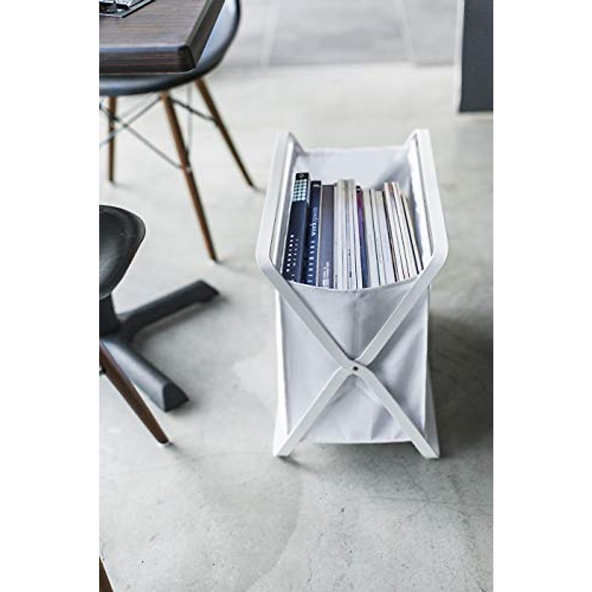 YAMAZAKI home Tower Storage Hamper White