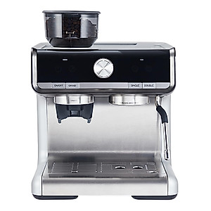 CuisinAid Espresso Machine, 20 Bar Espresso Maker With Grinder, Milk Frother, Steam Wand, Coffee Maker With 2.8L Removable Water Tank For Home Capuchinos, Latte, Gift