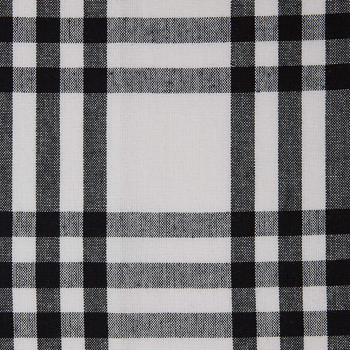 DII Farmhouse Basic Kitchen Collection Woven, Dishtowel Set, 18x28, Black, 5 Piece