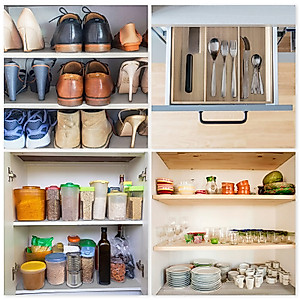 Cabinet Liner, Shelf Liners for Kitchen Cabinets Non-Adhesive, Strong Grip Liner Washable 24in x 20FT (24 Inches x 20 FT x 1 Roll)