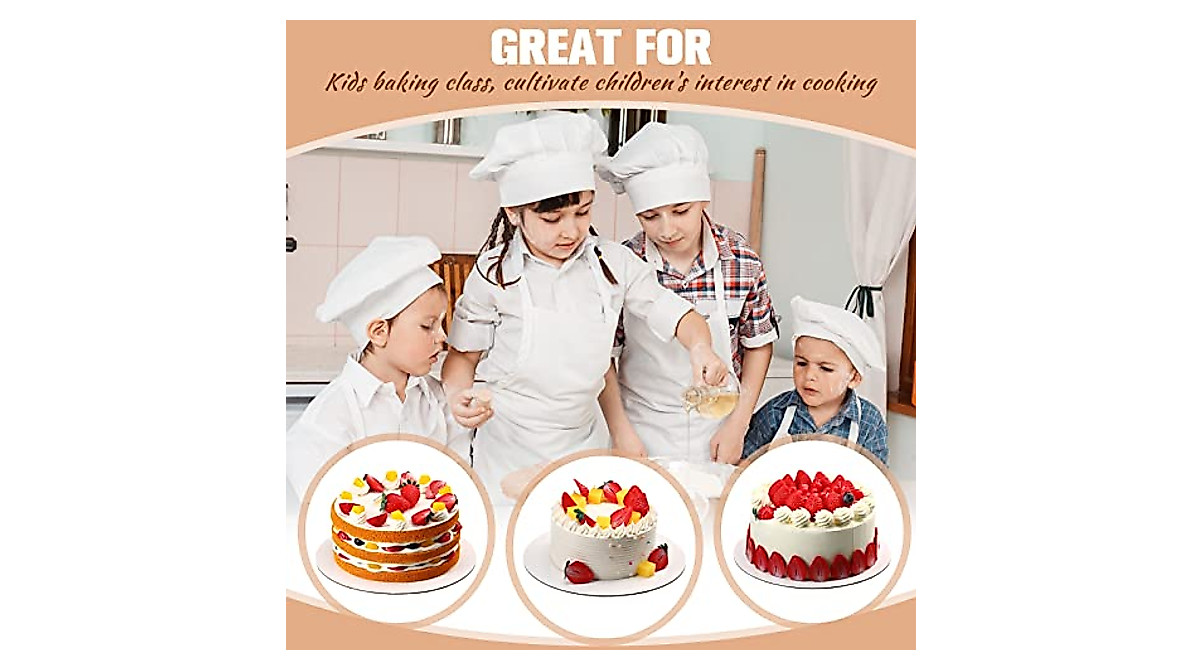 100 Pcs 6-Inch Greaseproof Cake Boards for Baking
