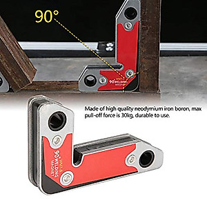 Inside/Outside Magnet Welding Clamp Welder Tool Accessories 30/60/90 Degree(Set of 2) Welding Magnet